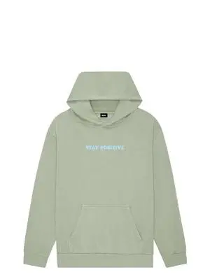 DALIX Relaxed Fit Pullover Fleece Hoodie - Oil Green