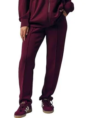 LE FAFO Pintuck Sweatpants - Burgundy