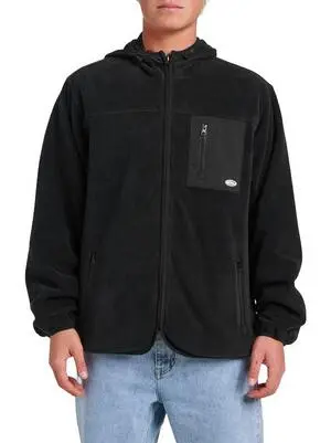 Quiksilver Reversible Zip Hoodie - Black