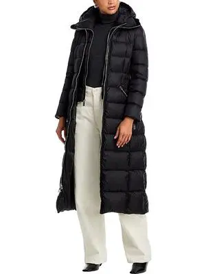 Dawn Levy Greta Long Down Coat - Noir