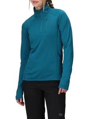 OUTDOOR RESEARCH Vigor Grid Fleece Quarter Zip - Aurora