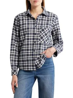 BROOKLYN INDUSTRIES Brushed Check Shirt