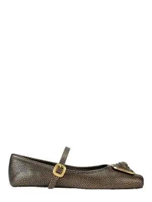 Kurt Geiger Pimlico Mary Jane Ballet Flat Rust/copper