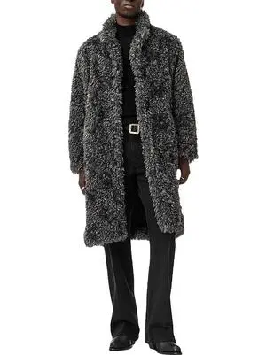 John Varvatos Ace Faux Fur Coat - Sting Ray