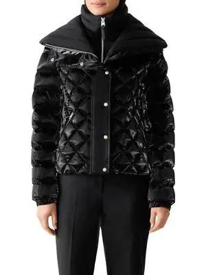 Mackage Yvette Waterproof Quilted Down Jacket - Black
