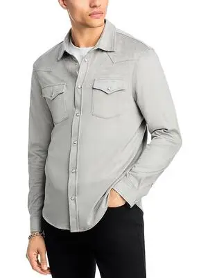 Monfrère Eastwood Snap Front Shirt - Steel