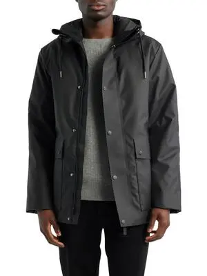 Rains Nome Long Waterproof Parka - Black