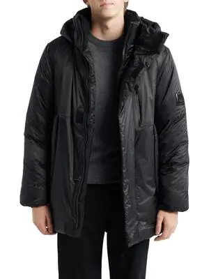 Rains Torna Waterproof Insulated Coat - Black