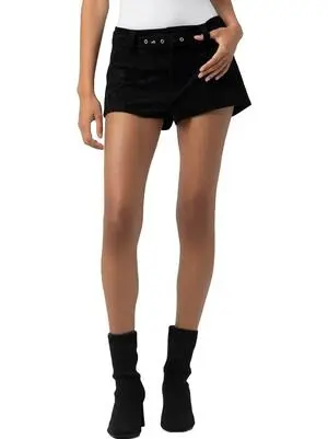 Blanknyc Belted Low-rise Microshorts - Social Scene