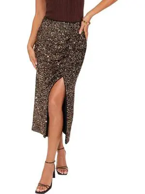 VICI Sequin Midi Skirt