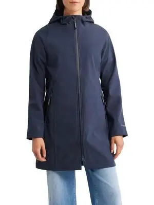 ILSE JACOBSEN Daybreak Water Repellent Coat - Dark Indigo