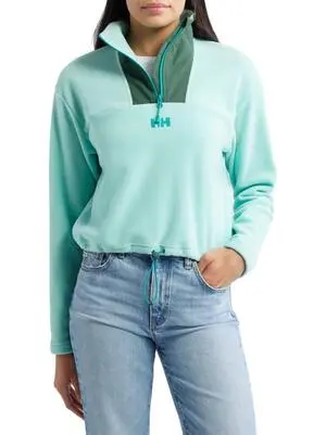 Helly Hansen Daybreaker Fleece Crop Pullover - Lagoon