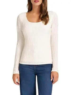 Matty M. Rowan Knit Top - Ivory