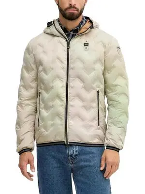 BLAUER. Hooded Jacket - Neutrals