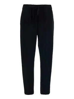 SEMICOUTURE Drawstring-waist Trousers - Black