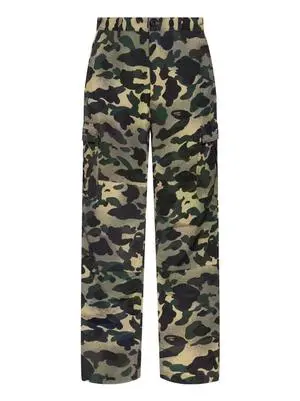 A BATHING APE® Camouflage Cargo Trousers - Neutrals