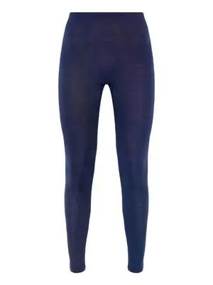 Hanro Elasticated-waistband Leggings - Blue