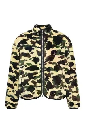 A BATHING APE Camouflage Zip-up Jacket - Neutrals