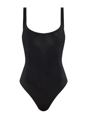Moschino Logo Bodysuit - Black