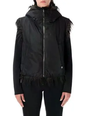 Goldbergh Faux-fur Trimmed Gilet - Black