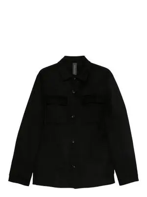 HOSIO Button-fastening Jacket - Black