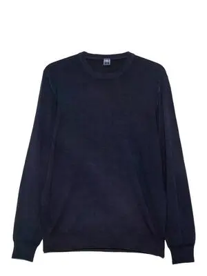 Fedeli Merino-wool Top - Blue
