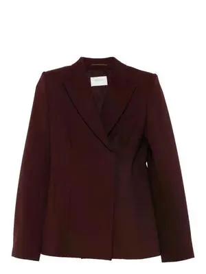 Sportmax Wool Double-breasted Blazer - Red