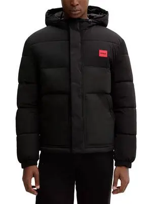 Hugo Hooded Jacket - Black