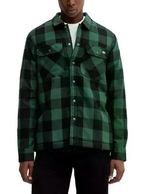 Dickies Sacramento Plaid-pattern Flannel Shirt - Green
