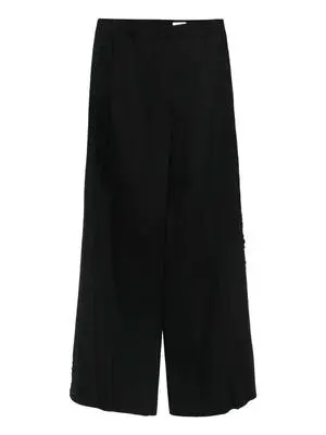 Filippa K Lace Trim Trousers - Black