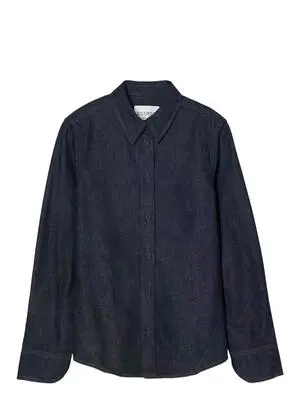 Closed Seaming Denim Shirt - Blue