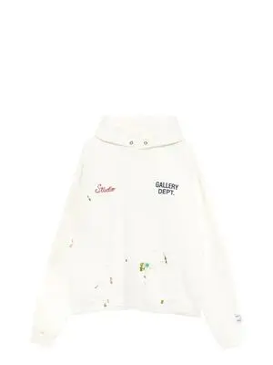 GALLERY DEPT. Graphic Hooded Sweatshirt - White