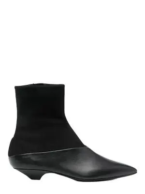 SERGIO ROSSI 30mm Pointed-Toe Boots