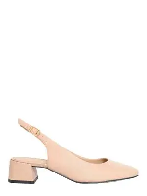 STUDIO CHOFAKIAN 3.5mm Leather Slingback Pumps - Neutrals