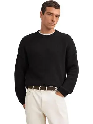 REISS Randal Wool-Blend Relaxed Jumper