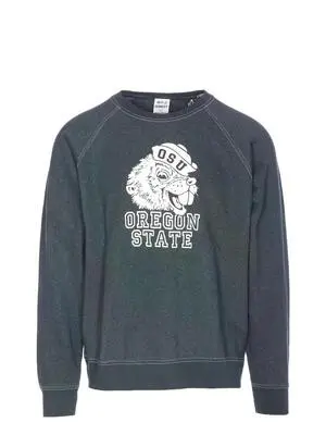 WILD DONKEY Printed Crewneck Sweatshirt - Grey