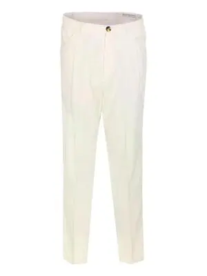 Brunello Cucinelli Zip-fly Button Trousers - Neutrals