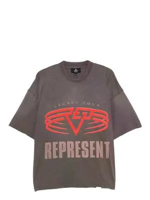 REPRESENT Logo-print T-shirt - Black