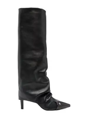 THE SELLER Panelled Boots - Black