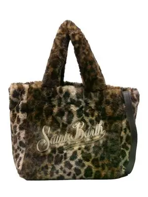 MC2 SAINT BARTH Colette Leopard-print Tote Bag - Brown