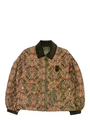 Barbour X Farm Rio Luisa Quilted Jacket - Green