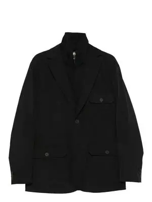 Emporio Armani Single-breasted Blazer - Black