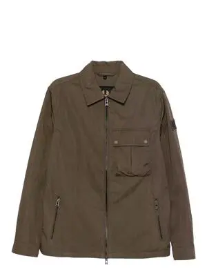 Belstaff Logo-patched Jacket - Brown