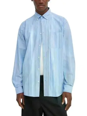 LES DEUX Striped-pattern Shirt - Blue