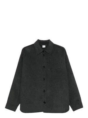 Aspesi Buttoned Wool Jacket - Grey
