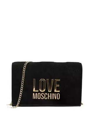Moschino Chain Detail Satchel - Black