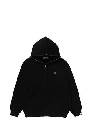 A BATHING APE Full Zip Hoodie - Black