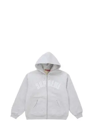 Supreme Arc Thermal Lined Zip Up Hooded Sweatshirt - Ash Grey