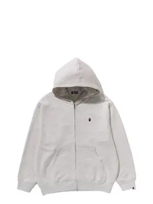 A BATHING APE One Point Full Zip Hoodie - Gray