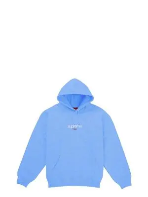 Supreme Classic Logo Milan Shop Hooded Sweatshirt Light Blue